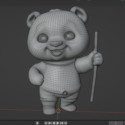 🐼 Panda – 3D Printable Panda Toy・ STL File for 3D printing・Cults