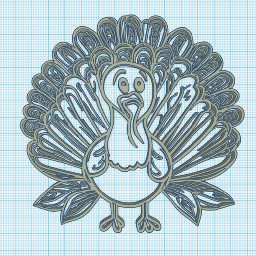 STL file Turkey 3d print 🦃 ・3D print design to download・Cults