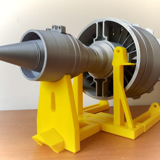 🆕 New Scale Turbofan Engine GENX Fan・ STL File for 3D printing・Cults