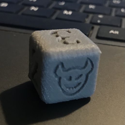 Free 3D file Demon Dice 🎲 ・3D printing template to download・Cults