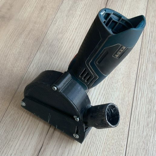 🌬️ Dust extraction system for Angle grinder BOSCH GWS 12V 76・ STL File ...