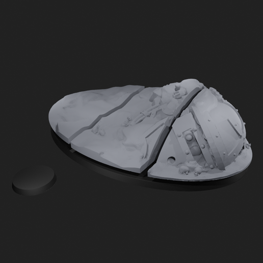 ♟ 170mm / 105mm character base・Free STL File for 3D printing・Cults