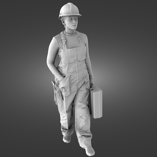 ♀️ Female workers・ STL File for 3D printing・Cults
