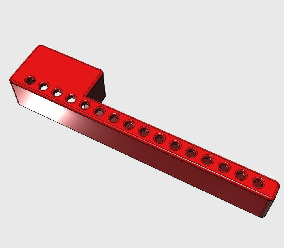 Download free STL file 16-Hole 5mm RGB LED Array Base (For Arduino ...