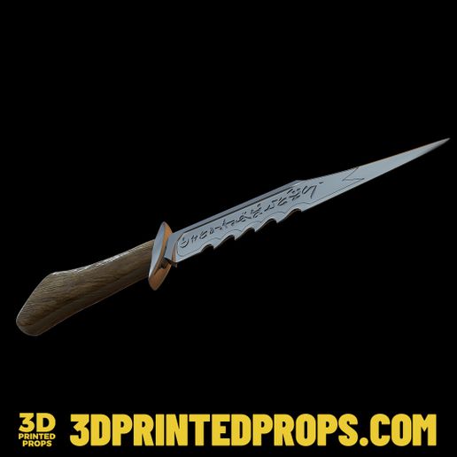 🎭 Demon Blade - Supernatural・ STL File for 3D printing・Cults
