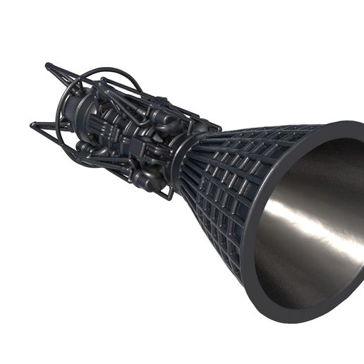 🚀 SpaceX Raptor / Rocket Engine / Rocket Engine stl / rocket printer ...