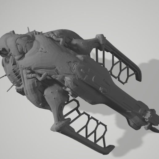 STL file Warframe - Grineer Space Ship 🛰 ・Template to download and 3D ...