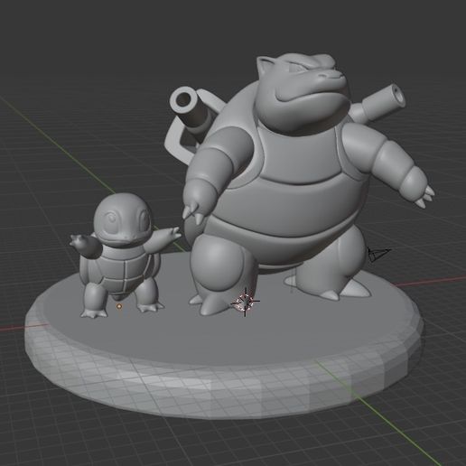 STL file carapuce et tortank 🐉 ・3D printer design to download・Cults