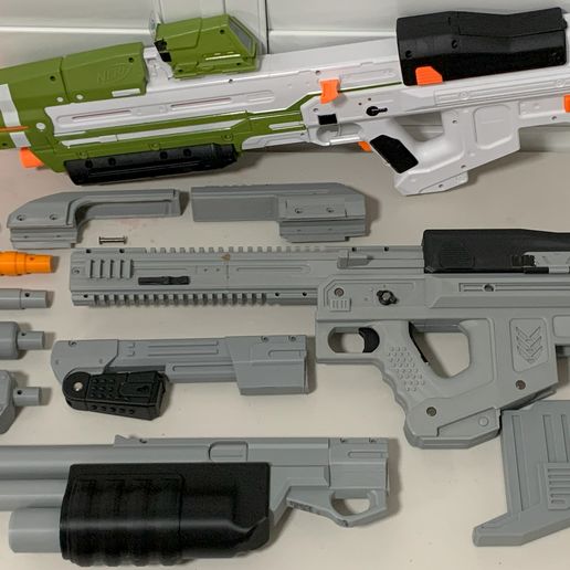 😇 Halo Inspired Modular MA5k - 3d Model - Digital Download・3D Print ...