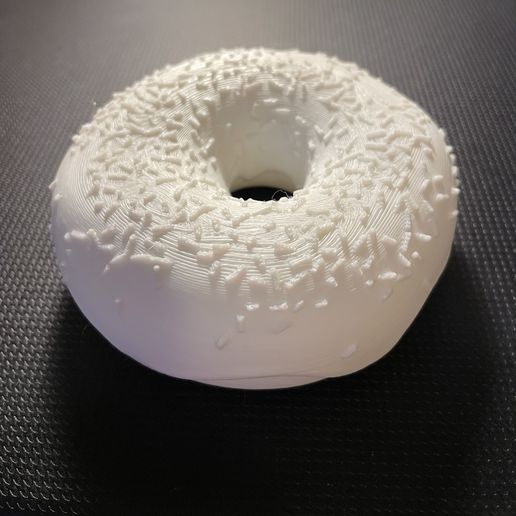 STL file Donut/Doughnut with glaze and long sprinkles 🍩 ・3D print ...