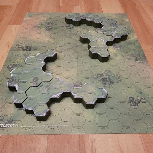 🗺️ BATTLETECH TERRAIN MAP OPEN TERRAIN #2 (BATTLETECH MAP PACK ...