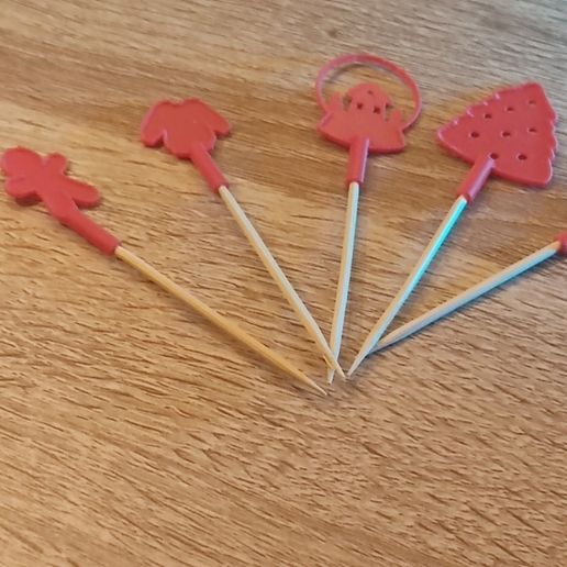 Free 3D file Toothpick for christmas 🦷 ・3D printable model to download ...