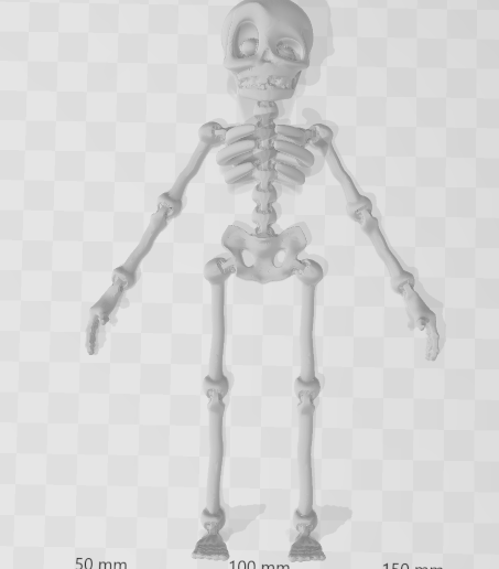💀 Skeleton・ STL File for 3D printing・Cults
