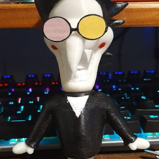 🎲 Spamton G. Spamton - Deltarune・Free 3D File for ・Cults