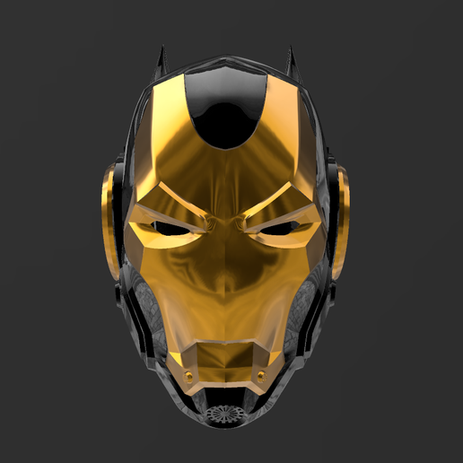 STL-Datei Custom Iron Bat Helmet STL - 5-Piece Pre-Split Iron Batman ...