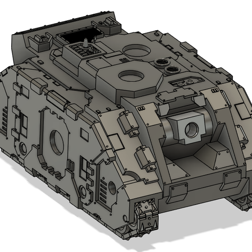 🪖 Gloomy Angles Demolition tank・ 3D File for 3D printing・Cults
