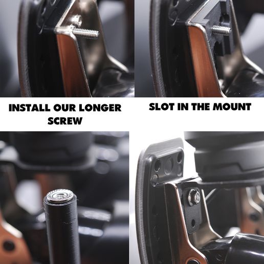 STL file Simagic Rumble Haptic Pedal Reactor P-HPR Neo Mount for ...