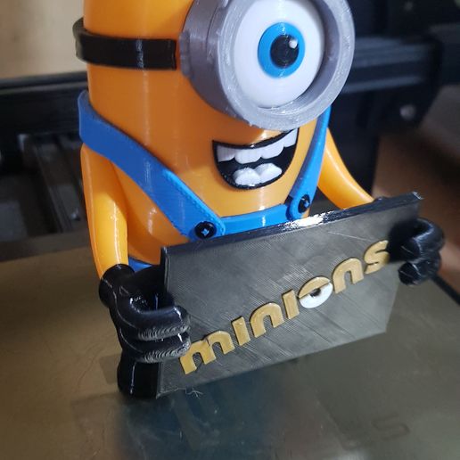 🎩 minions cartel・3D Print with the ender 3 pro 3D printer・Cults