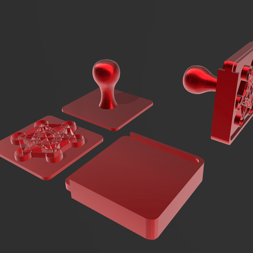 👾 Sello intercambiable Metatron (coleccionable)・Archivo STL para ...