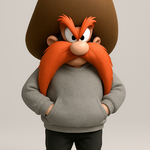 👾 Yosemite Sam in Modern Streetwear – Stylized 3D Character Model・ STL ...