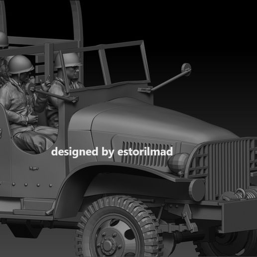 🫡 WW2 AMERICAN SOLDIER DRIVER AND COMPANION -TRUCK STUDEBAKER - GMC ...