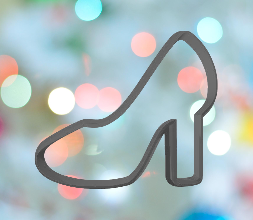 👟 High Heel Shoe Cookie Cutter・ STL File for 3D printing・Cults