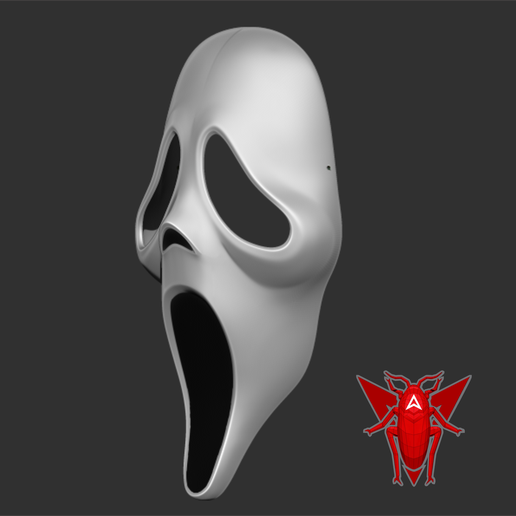 🎃 GHOSTFACE / SCREAM MASK・Archivo STL para ・Cults