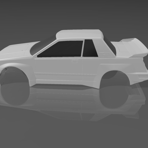 🎨 Nissan Pulsar EXA 1983 Group C 1:24 & 1:25 SCALE・ OBJ File for 3D ...