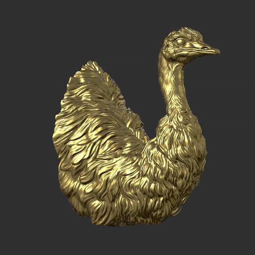 👤 Emu bust・ STL File for ・Cults
