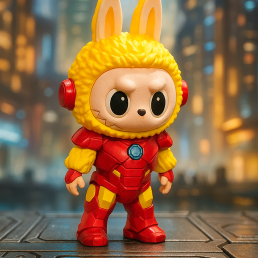 🦸‍♂️ LABUBU - THE IRON RABBIT ARMOR・ 3MF File for 3D printing・Cults
