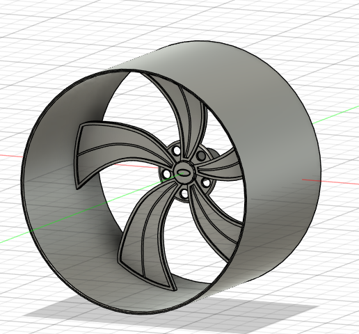 🛞 Intro WHEELS Twisted Vista II・ OBJ File for 3D printing・Cults