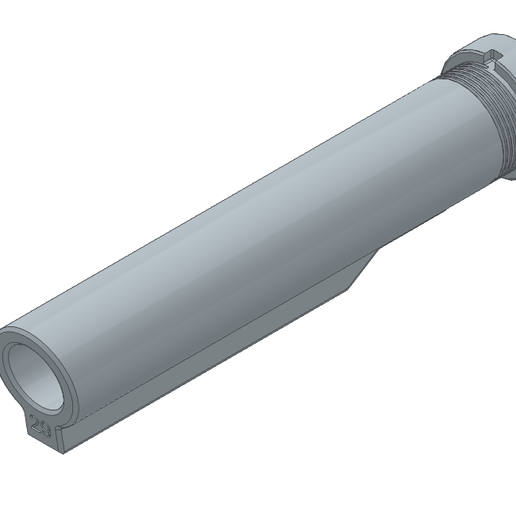 🔫 Airsoft AR buffer tube・Free STL File for 3D printing・Cults