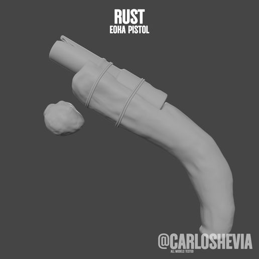 🔫 RUST EOKA PISTOL・ STL File for 3D printing・Cults