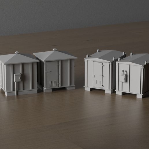 🚂 HO and N Scale Signal Boxes・ 3D File for 3D printing・Cults