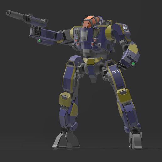 🪖 American Mecha Chameleon 7V・Free 3D File for 3D printing・Cults