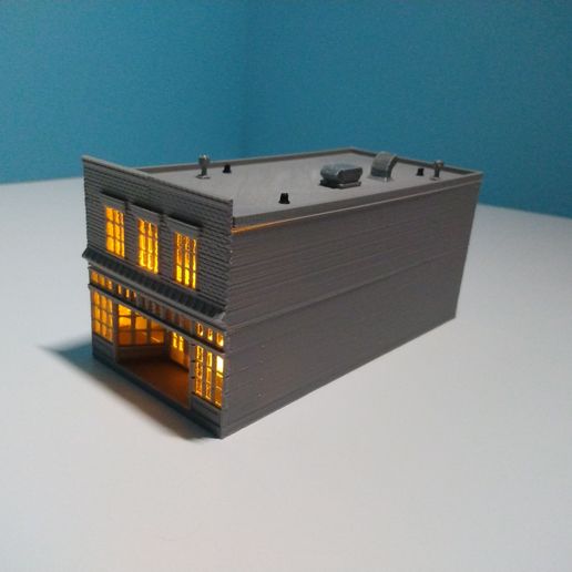 🏗️ N-Scale Building 'Abraham's Store' 1:160 Scale STL Files・ STL File ...