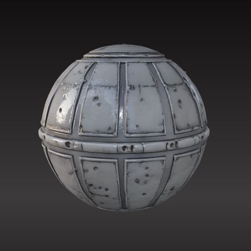 STL file Space Metal Ball 🛰 ・3D printable model to download・Cults