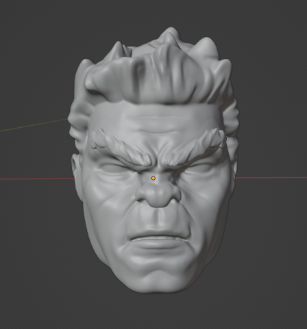 😡 Marvel legends hulk headsculpt・ STL File for 3D printing・Cults