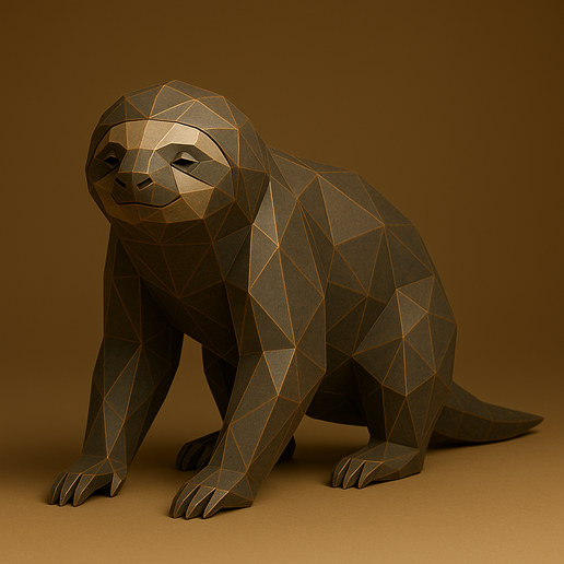 🦥 CF Sloth・Free STL File for 3D printing・Cults