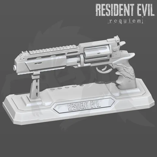 🎭 Suporte do revólver Requiem - Residual Evil: Requiem (RE9) Base de ...