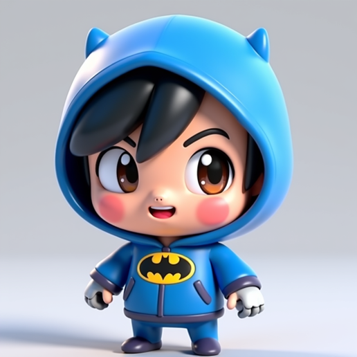 👶 Baby Batman Chibi Figure DC Comics・ OBJ File for 3D printing・Cults