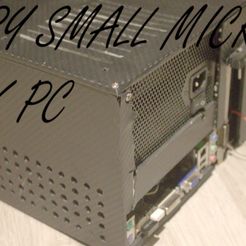 Free STL file Micro ATX - Mini PC case・3D printing template to download ...