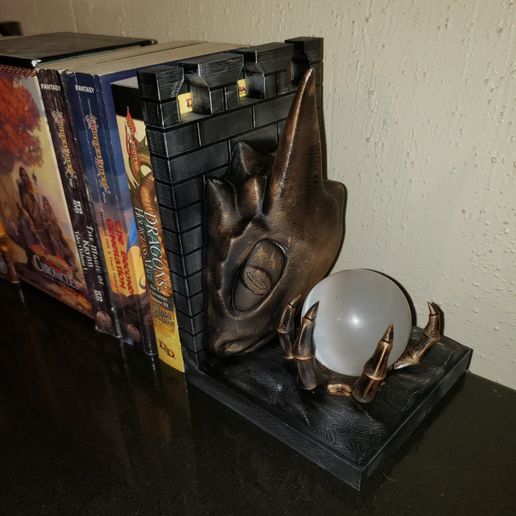 🐉 Dragon Talon Grip Claw Castle Wall Bookends STL 3MF・ STL File for 3D ...