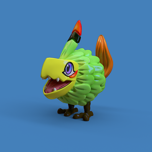 🐉 Fluffymon・ STL File for 3D printing・Cults