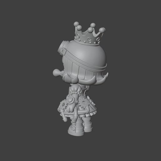 👧 steampunk little girl・ STL File for 3D printing・Cults