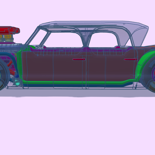 🚗 Pro-Street Nash Metropolitan 4dr and 2dr・ STL File for 3D printing・Cults