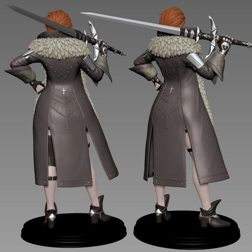 3D file Mercenary 🗡️ ・3D printable model to download・Cults