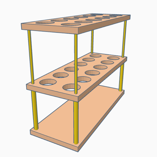 Archivo STL gratis Stand for test tubes 🧪 ・Objeto de impresión 3D para ...