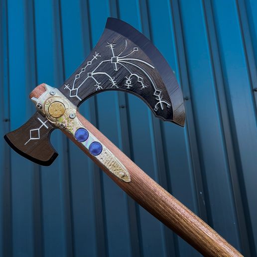 🪓 Leviathan Axe God of War Replica Prop Cosplay GoW Kratos Axe Atreus ...