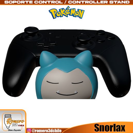 STL file Snorlax / Pokemon Control Support 🐉 ・3D printing idea to ...